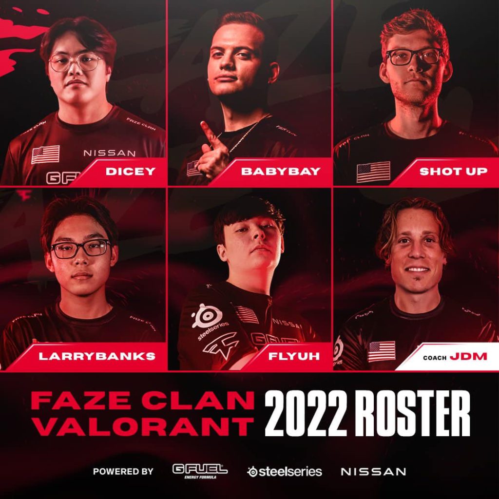 FaZe Clan Reveal Valorant Roster - SickOdds